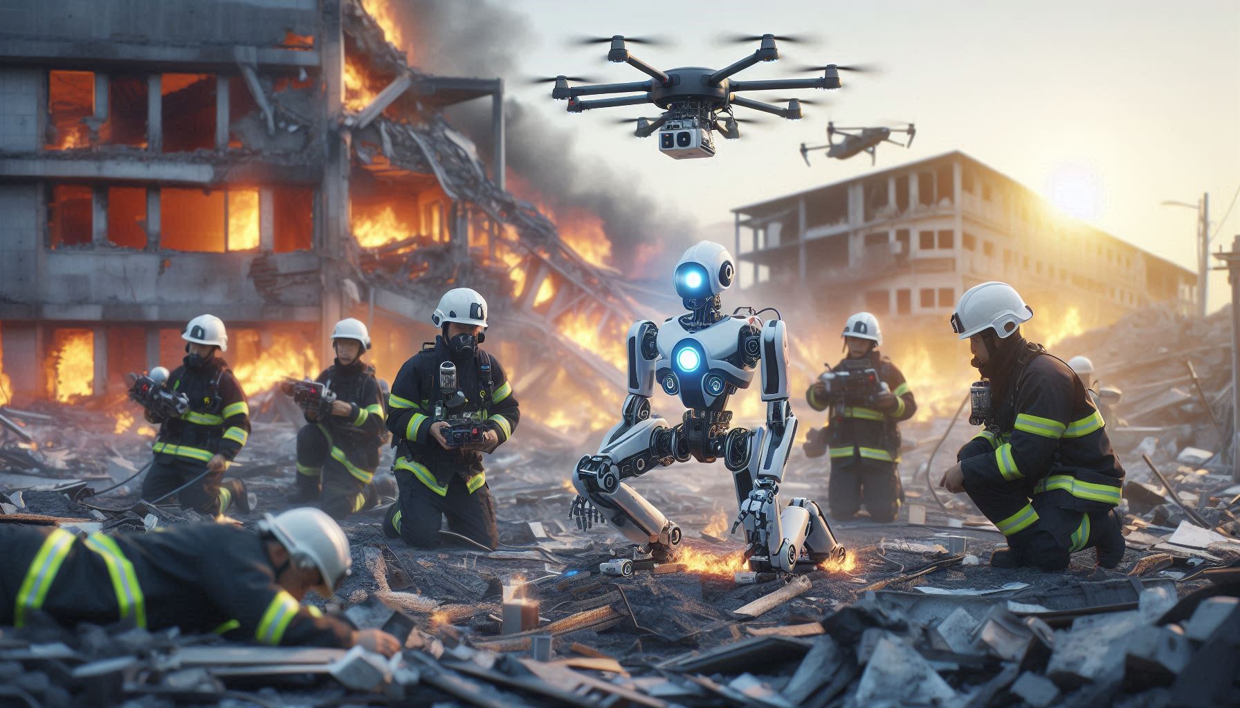 Air-Ground Collaborative Robotics in Fire and Rescue Missions ...